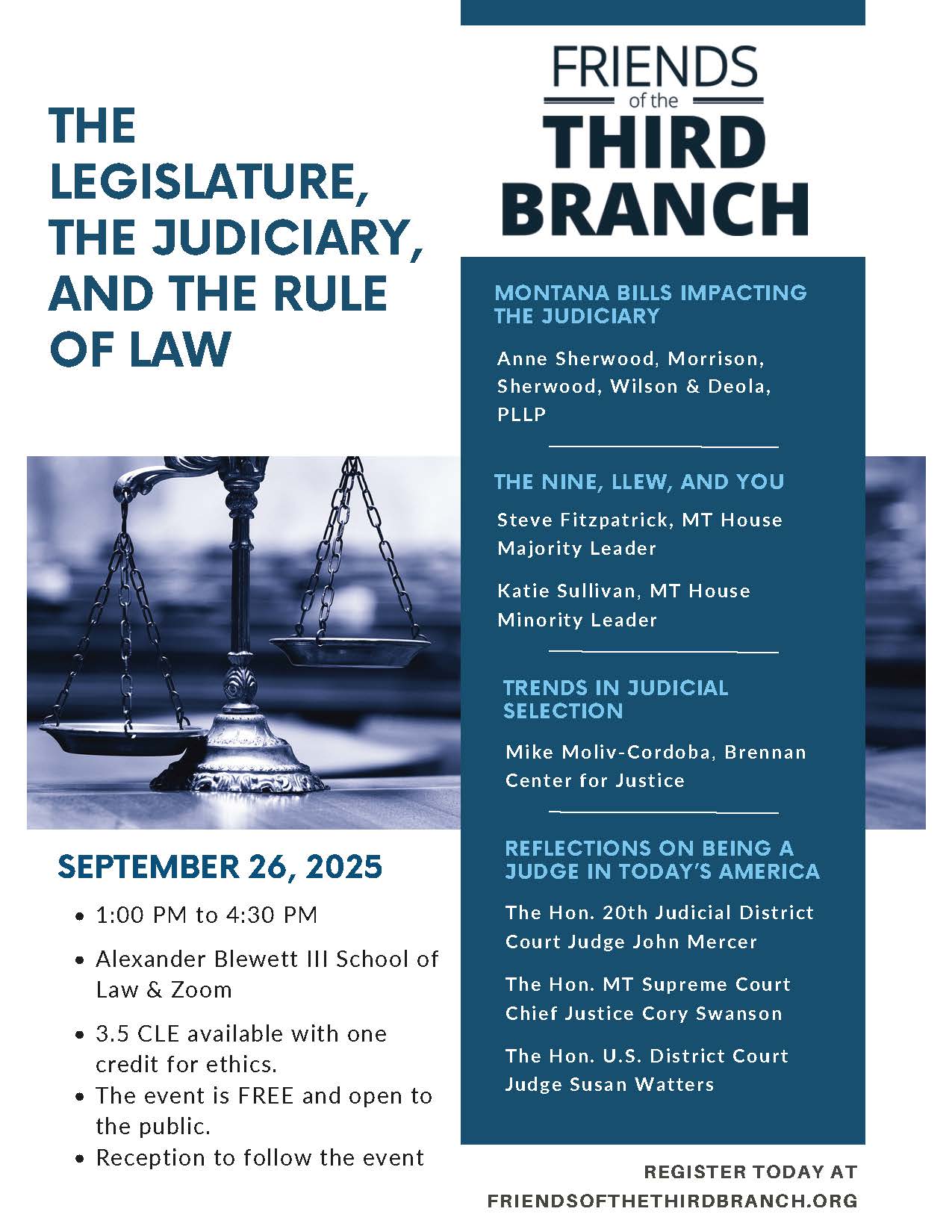 The Legislature, the Judiciary, and the Rule of Law - Friends of the ...